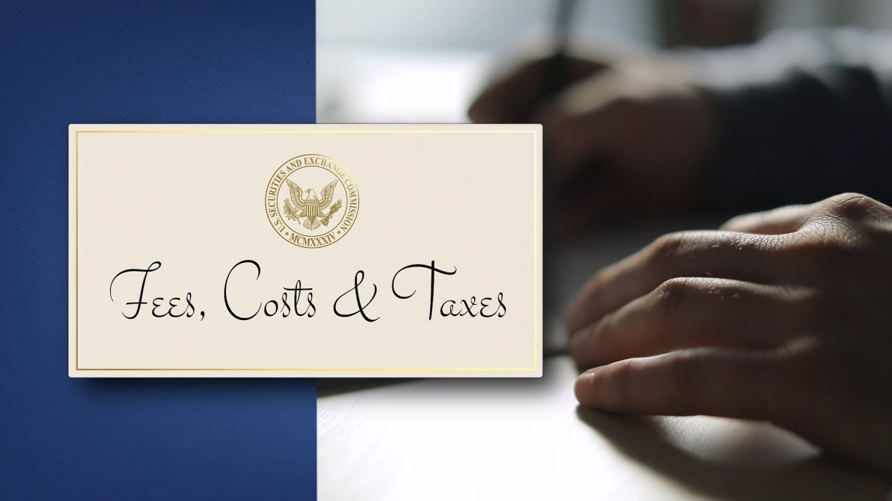 Notes from the Chairman - Fees, Costs and Taxes