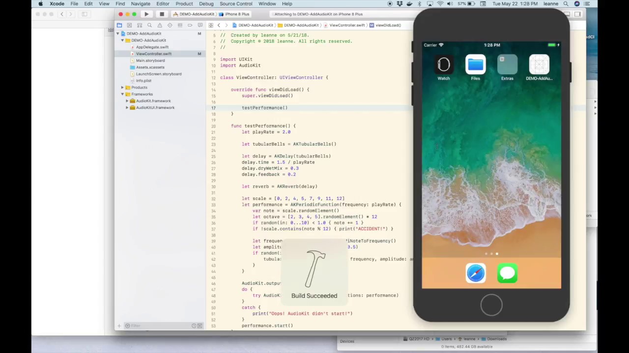 AudioKit iOS Setup