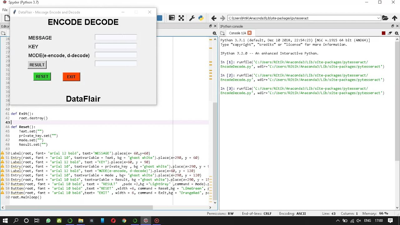 Python project(Message encode decode) using tkinter #pythonproject  #python #project
