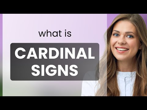 Understanding "Cardinal Signs": A Guide to English Phrases