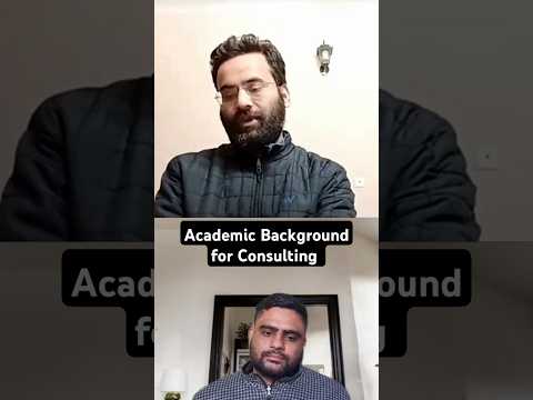 Academic Background required for consulting Jobs.