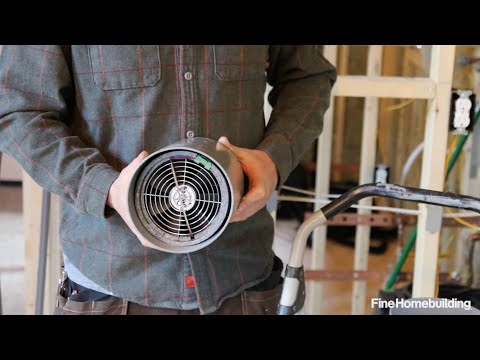 Simple Mechanical Ventilation System for a Small Cabin