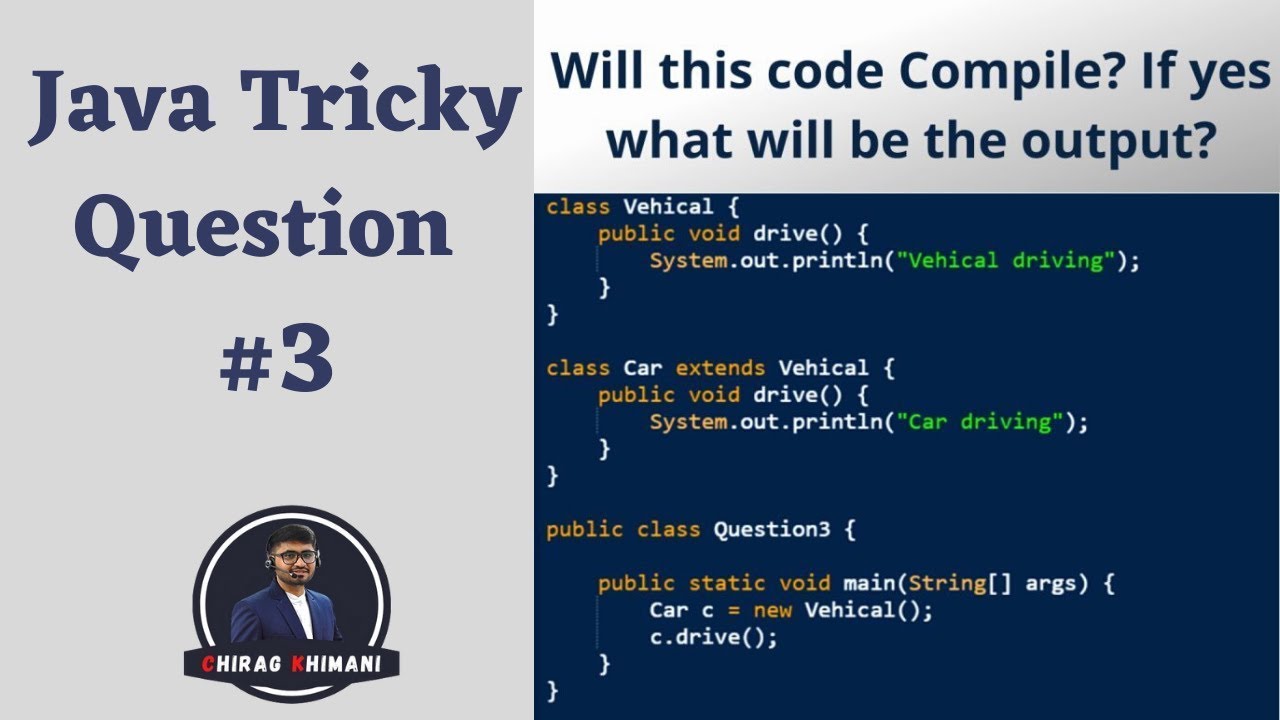 Java Tricky Question Challenge - 3 | Java Interview Question