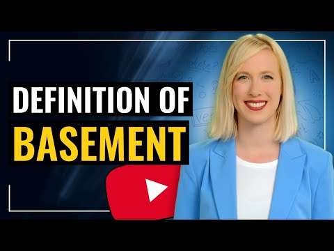 Dictionary meaning of BASEMENT and Sentence example