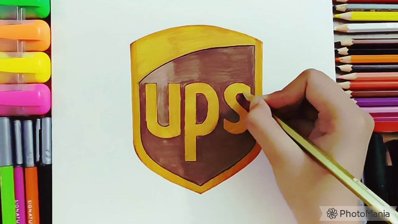 How to Draw the UPS Logo - United Parcel Service