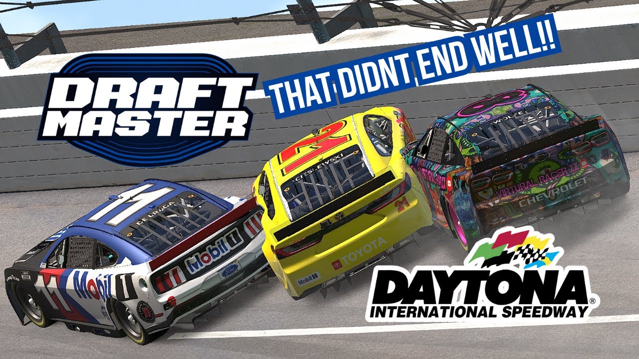 Draft Master at Daytona! | iRacing NASCAR Next Gen | That Didn’t End Well!!
