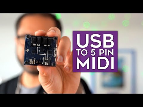 USB to 5 pin MIDI connector (and other common viewer questions answered)
