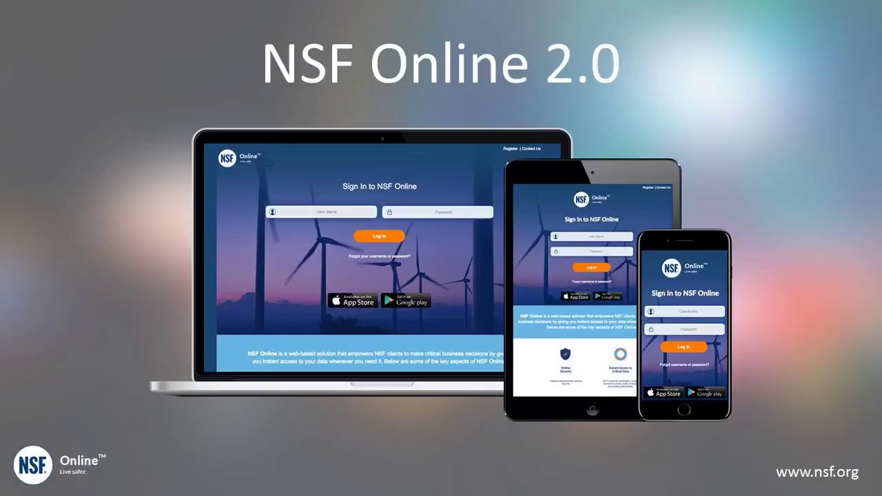 NSF Online 2.0 Preview