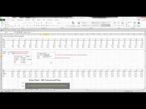 Creating an S bar chart, Step 1 using Excel