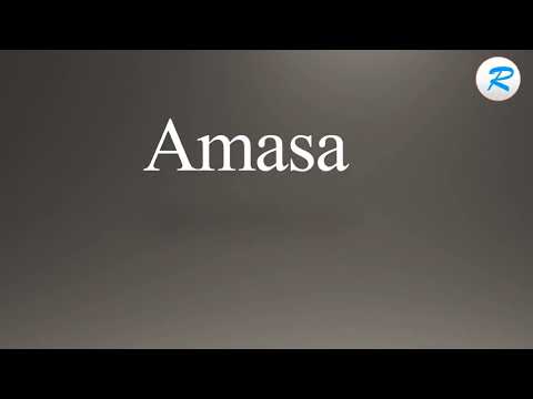 How to pronounce Amasa