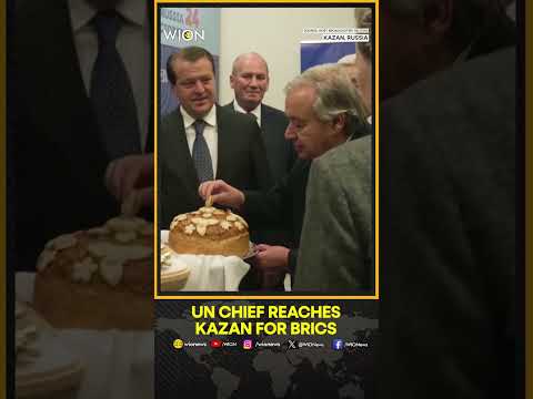 BRICS Summit 2024: UN Secretary General António Guterres Treated To The Famous Russian Bread & Salt