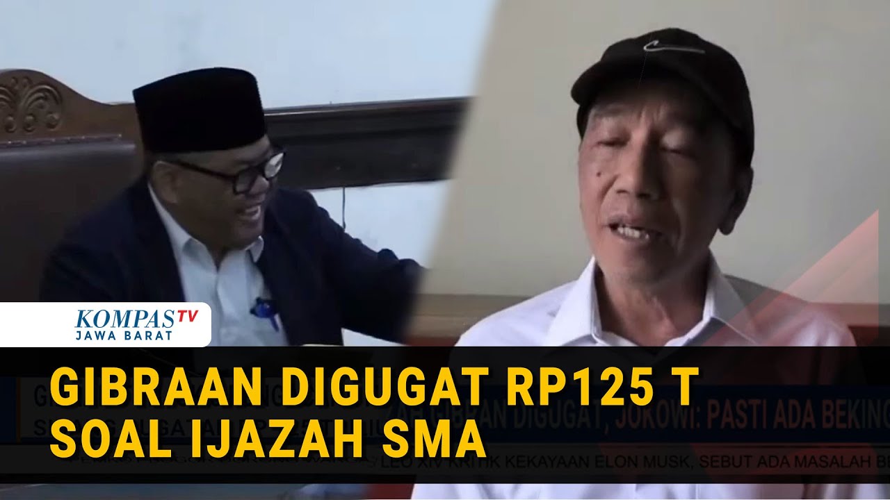 Jokowi Respon Ijazah Gibran Digugat Rp125 Triliun: Ada Beking