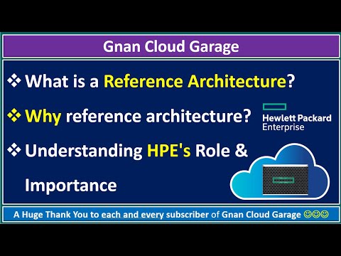 What is a Reference Architecture? Why reference architecture? Understanding HPE's Role & Importance