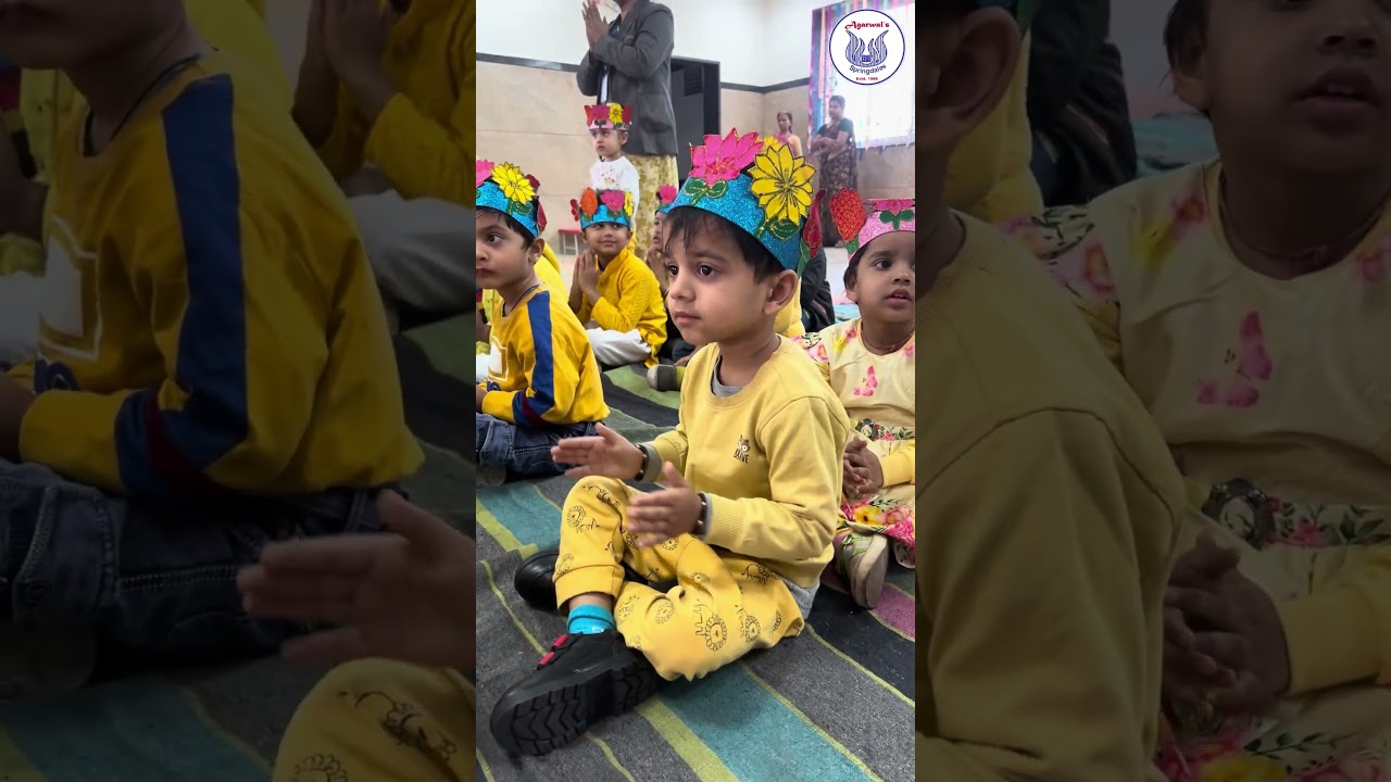 Vasant Panchami Celebration at Springdales Nursery School #bestschoolinkota