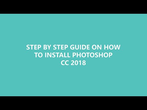 How to install Adobe Photoshop CC 2018