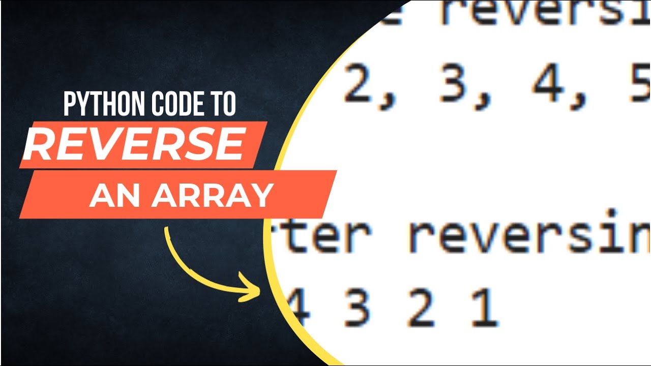 Reverse an array in python with using recursion / Reverse an array #array #python