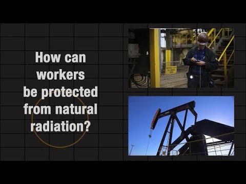 How can workers be protected from natural radiation?