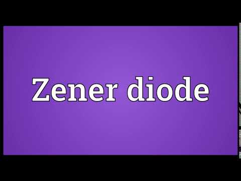 Zener diode Meaning | Wordogram