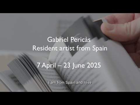 Artist in Residence: Gabriel Pericàs