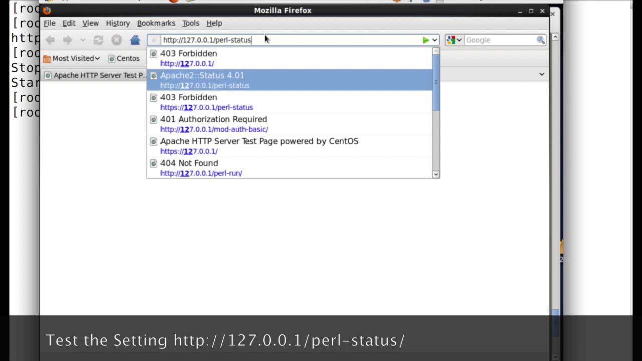 mod_perl apache configuration