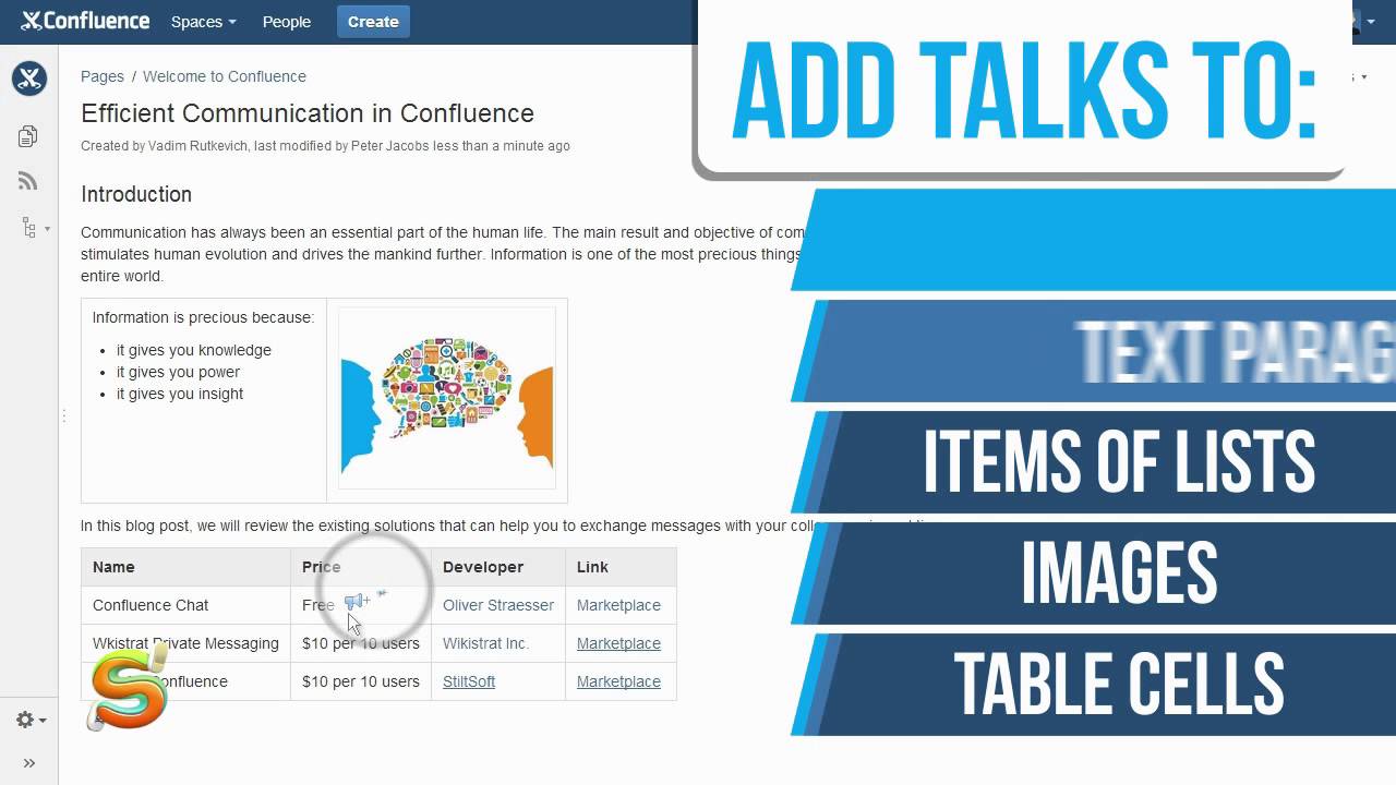 Talk - Inline Comments for Confluence