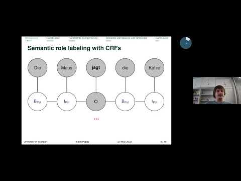 Sean Papay: Constraining Linear-Chain CRFs to Regular Languages
