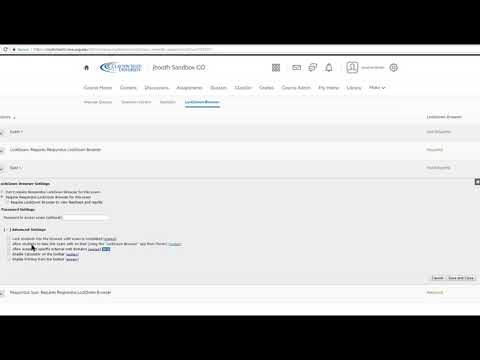 D2L - Accessing Respondus LockDown Browser