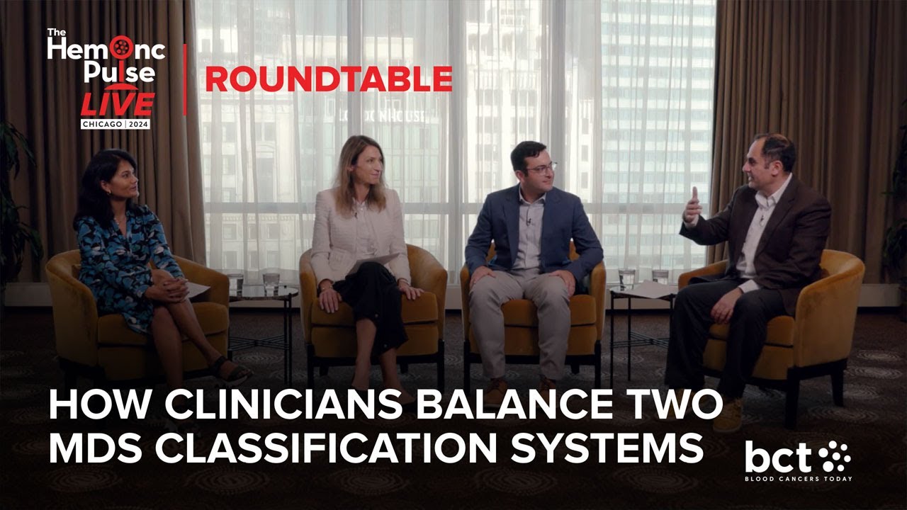 How Do Clinicians Navigate the Two MDS Classification Systems?