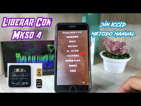 R-SIM Liberacion Cualquier IPHONE Ultimo ios / Sin Código ICCID Metodo Manual MKSD 4