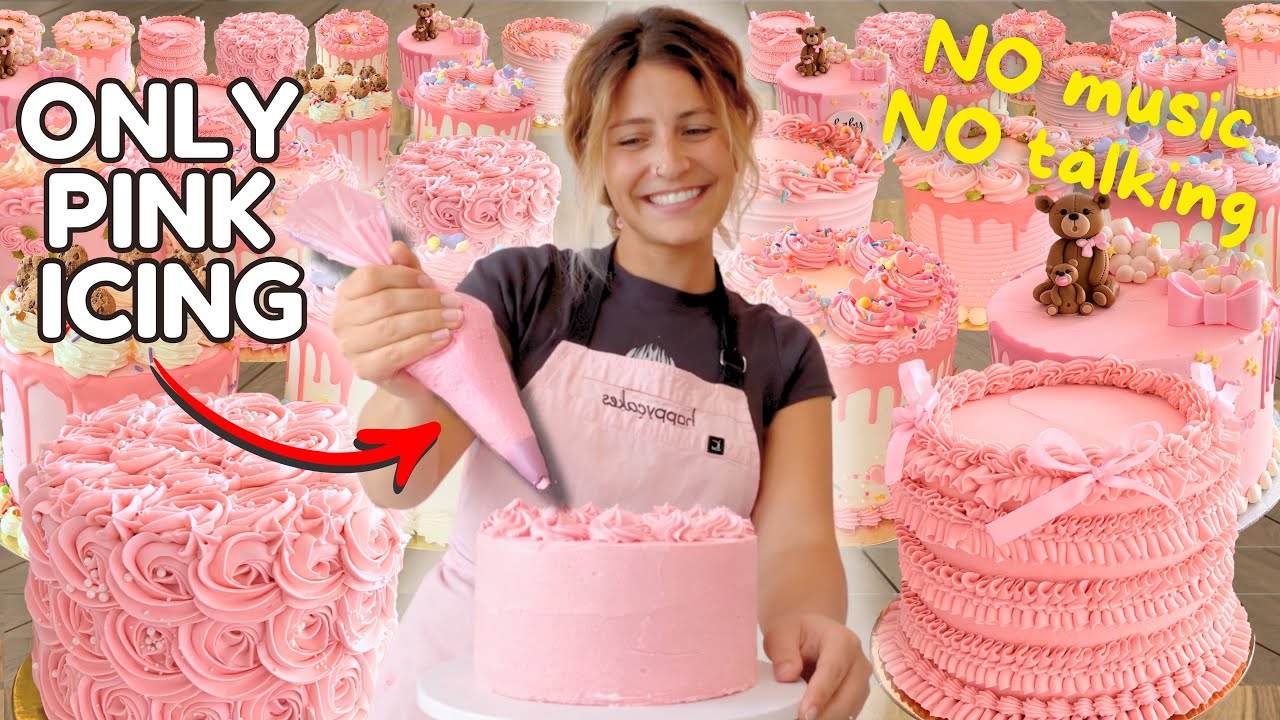 🎀 40+ Satisfying PINK Cake Decorating Ideas 🎀 [Bakery ASMR]