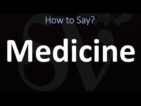 How to Pronounce Medicine? (CORRECTLY)