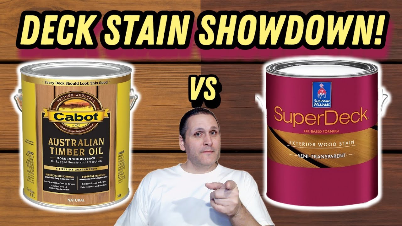 Cabot vs SuperDeck:  Which Deck Stain Actually Lasts?