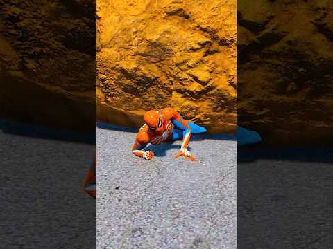 GTA V AVENGERS SAVING SPIDER MAN #shorts | GERINGG