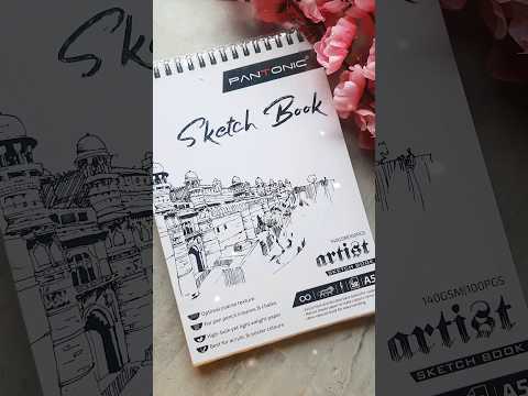 unboxing A5 sketchbook and review #unboxing #sketchbook #shorts #satisfying
