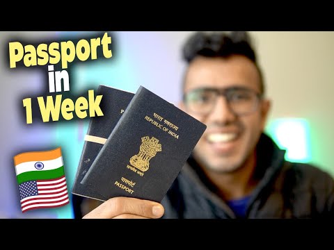 Indian Passport Renewal in 1 Week - USA! (Complete Process)