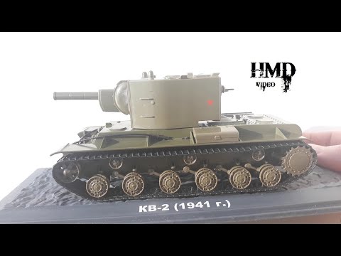 KV-2 Russian World War 2 Assault Tank "Dreadnought" 1/43rd scale diecast DeAgostini
