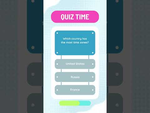 Which Country Has the Most Time Zones? 🌍