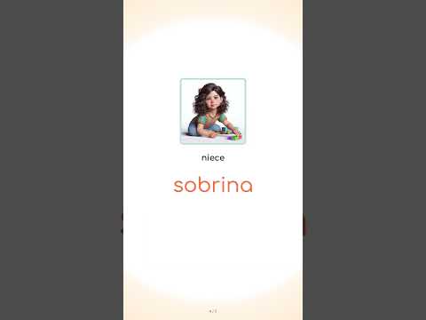 ๐ช๐ธ 5 Spanish Words in 60 Seconds ๐ Family & Friends: uncle, aunt, nephew, niece, godparent