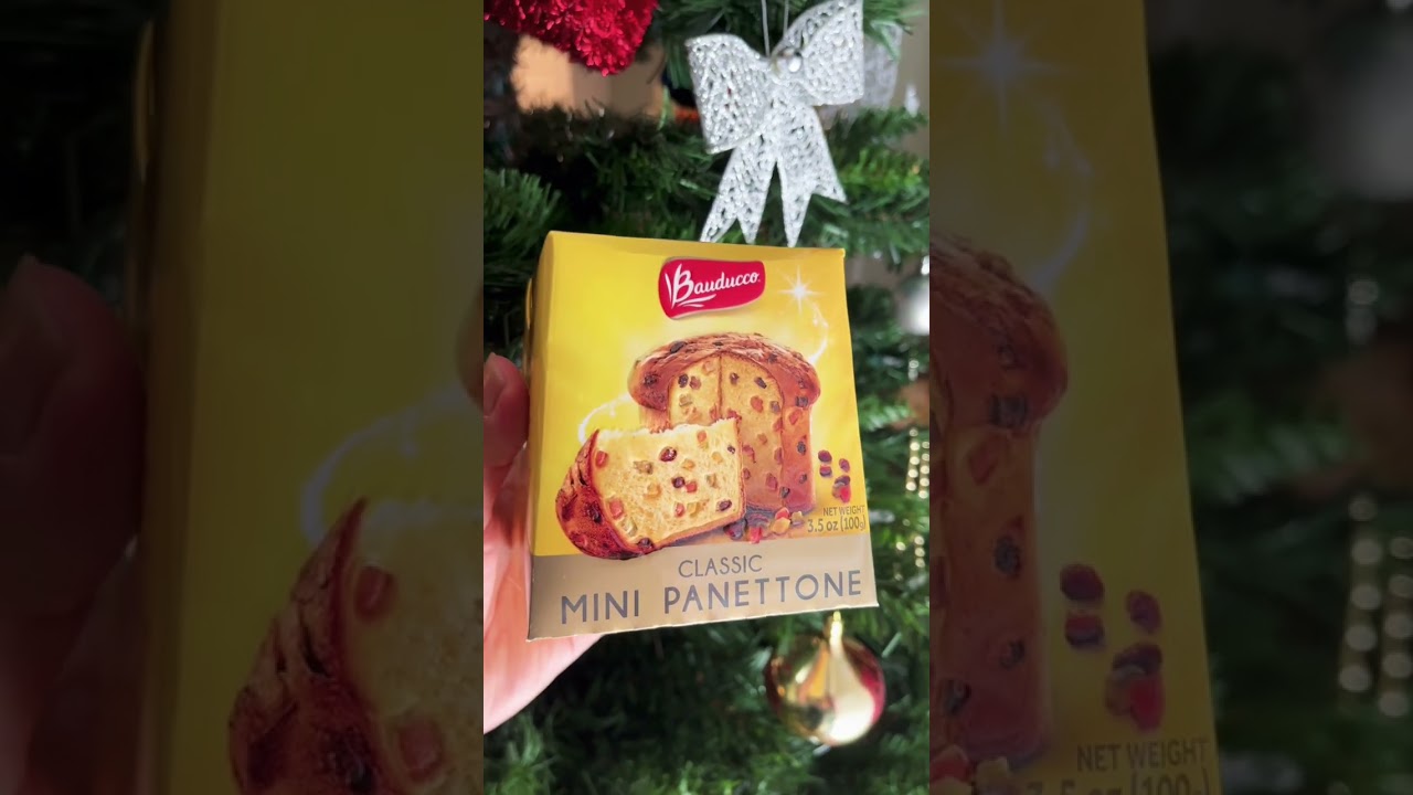 🎁Bauducco Mini Panettone Bread #shorts #satisfying #yummy #shortvideo #bread