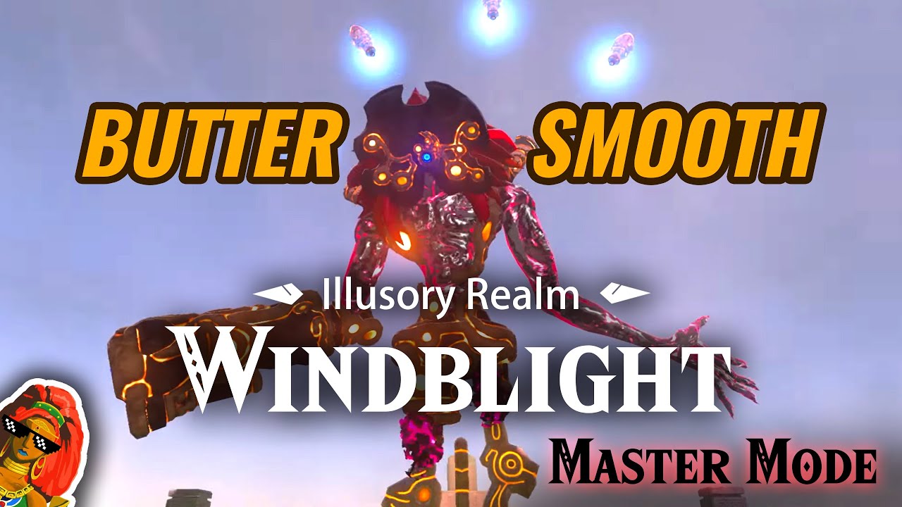 [BOTW Master Mode] Butter-Smooth Illusory Windblight Fight