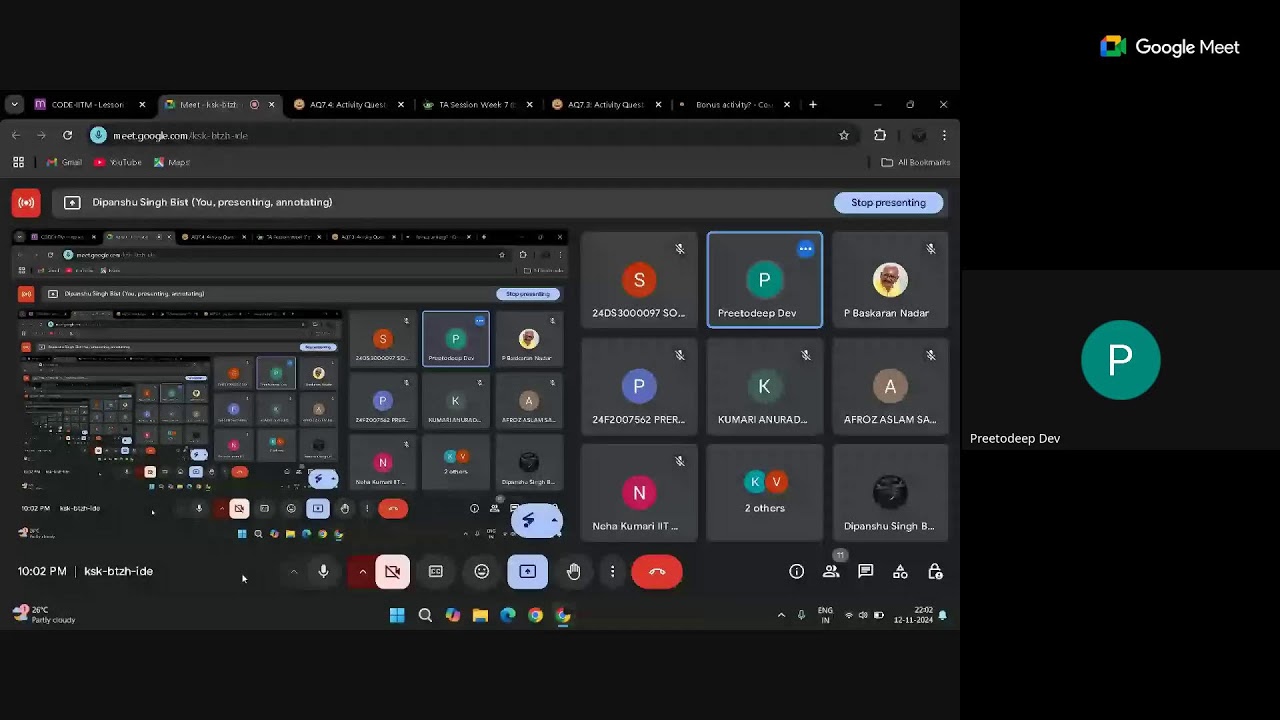 Maths 2 | TA Session | Week 7-b