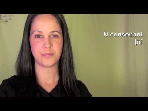 English: How to Pronounce N consonant: American Accent