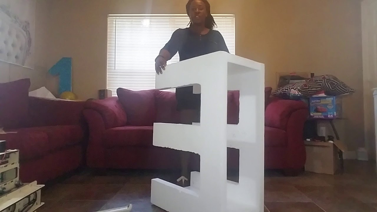 Craftsemble Giant Letter Disaasembly