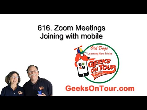 How Do I Join a Zoom Meeting with a Smartphone? Tutorial Video 616