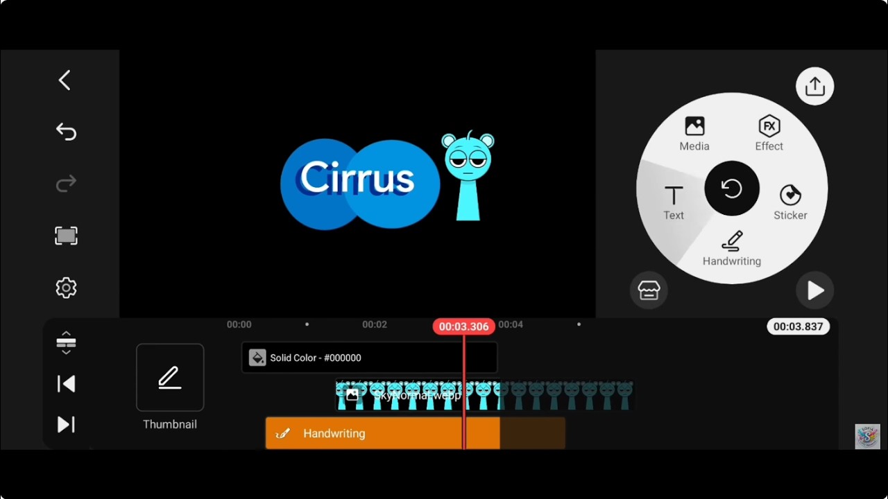 Cirrus Logo Remake KineMaster Speedrun