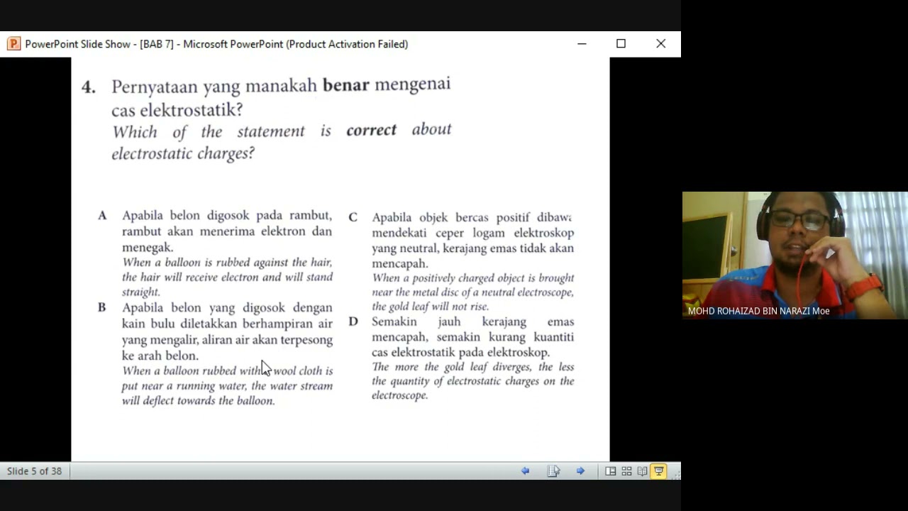 Perbincangan Modul Praktis  A+ Sains Tingkatan 2 BAB 7