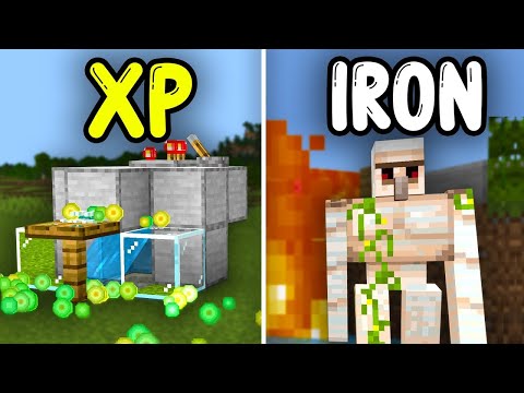 TOP 5 MUST HAVE Farms Minecraft Bedrock 1.21+!