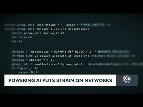 Powering AI puts strain on networks
