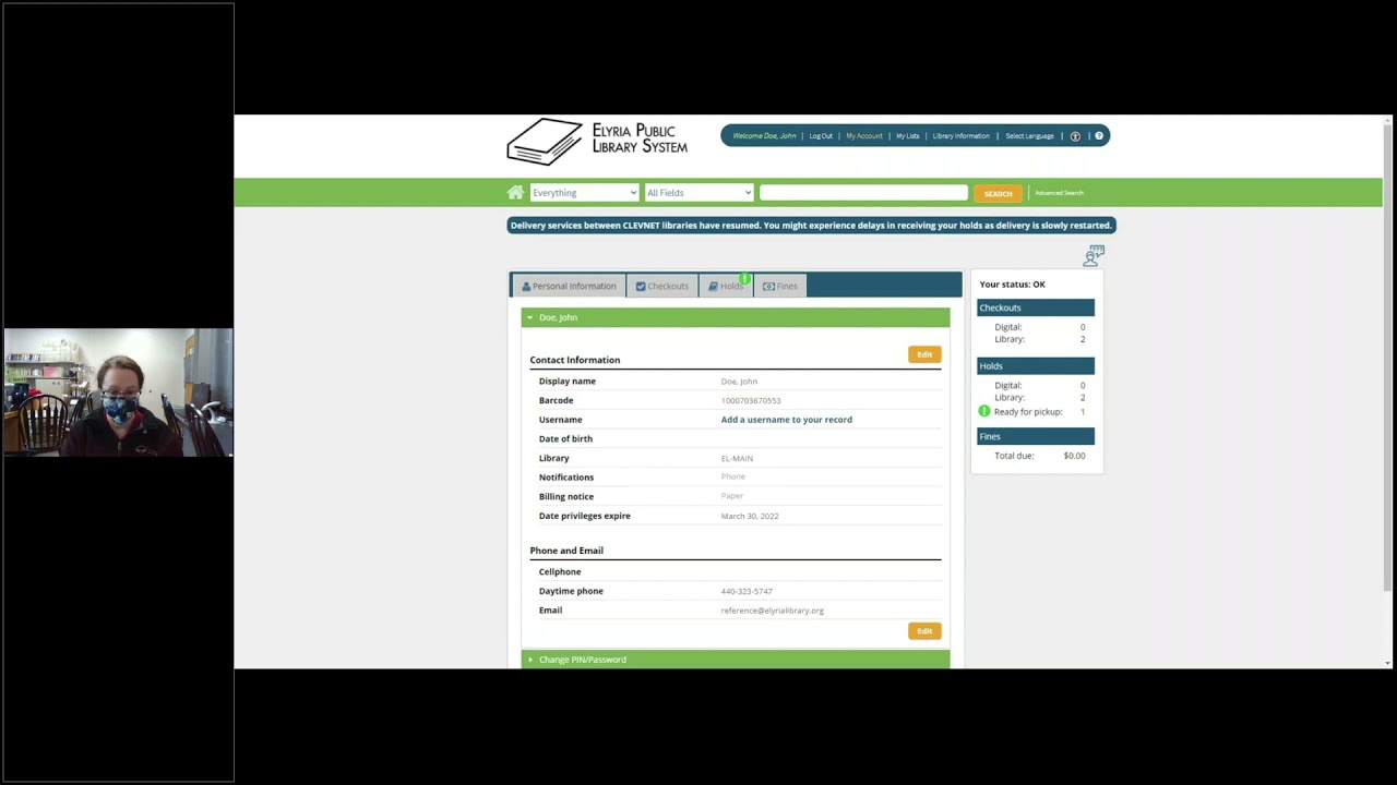 EPLS Step-by-Step Tech: Library Catalog