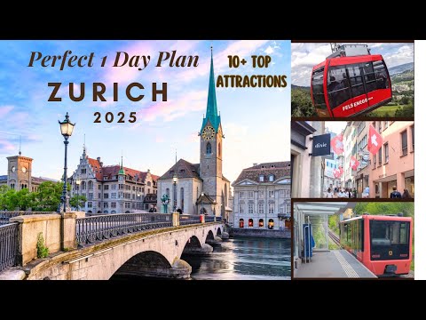 Top 10 Things To Do In Zurich Switzerland | Perfect 1 day Zurich Travel Guide | Switzerland Vlog